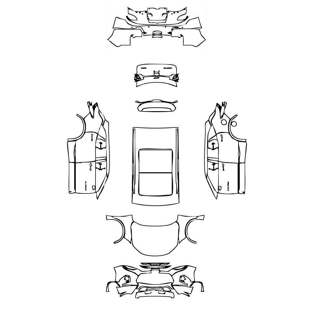 PPF prédécoupé Chevrolet Blazer Premier 2022 – PPF-Kits