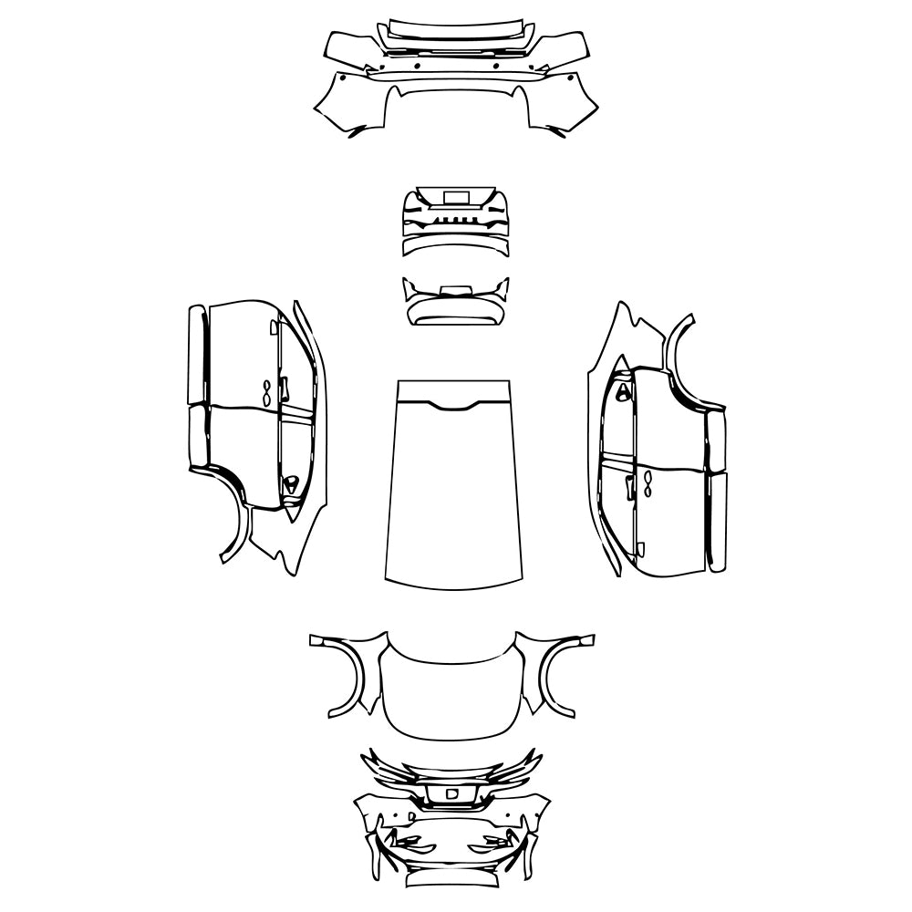 PPF prédécoupé Honda e:NP1 2022 – PPF-Kits